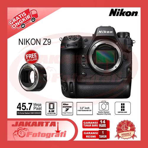 Promo Nikon Z9 BODY ONLY Mirrorless Camera RESMI Cicil 0% 3x - Jakarta ...
