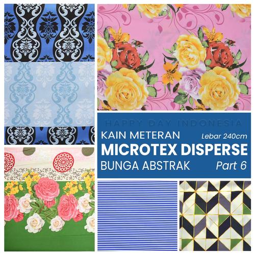 Jual KAIN MICROTEX DISPERSE BUNGA TABUR ABSTRAK KAIN SPREI METERAN PART ...