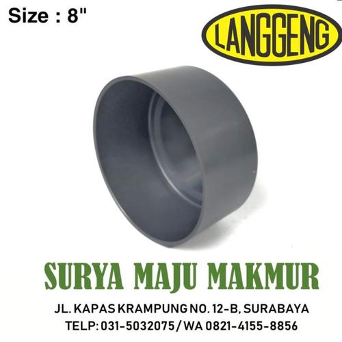 Jual END CAP LANGGENG 8" INCH DOP TUTUP PIPA POLOS TANPA DRAT DIM PLUG ...