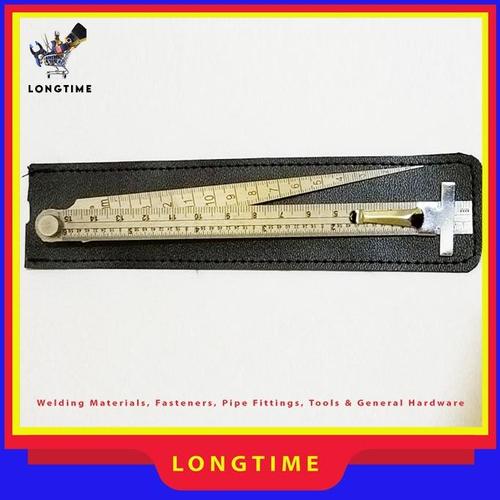 Jual Alat Ukur Las Taper feeler gauges Depth Ruler gap Hole Welding ...