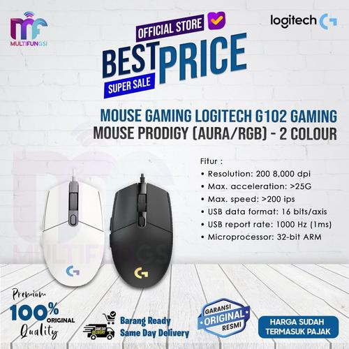 Jual Logitech Gaming Mouse G102 V2 Prodigy G 102 Lightsync RGB - Hitam - Jakarta Pusat ...