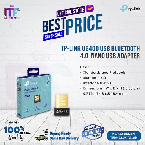 Promo TP-LINK UB400 USB Dongle Nano Adapter Bluetooth 4.0 N Wireless ...