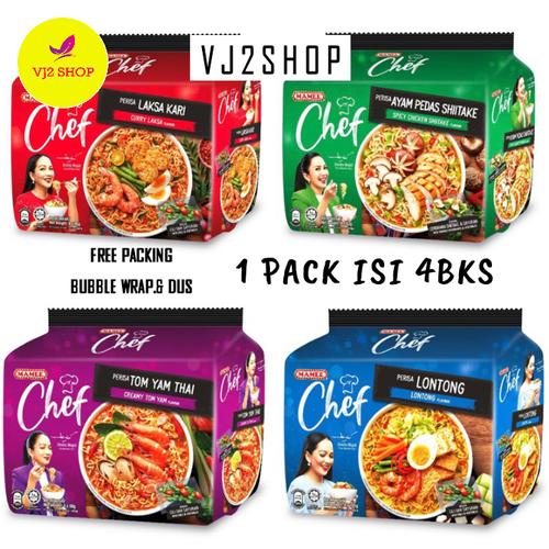 Jual Mamee Chef Mie Instant Noodle Malaysia Lontong Curry Laksa - SPICY ...