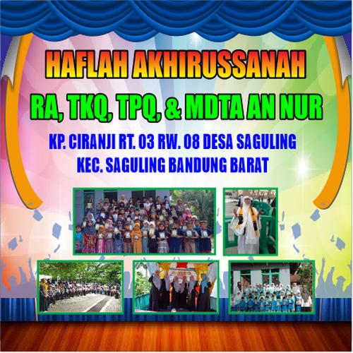 Jual Spanduk perpisahan RA, TPQ, & MDTA 2,5 X 2,5 - Kab. Bandung Barat ...