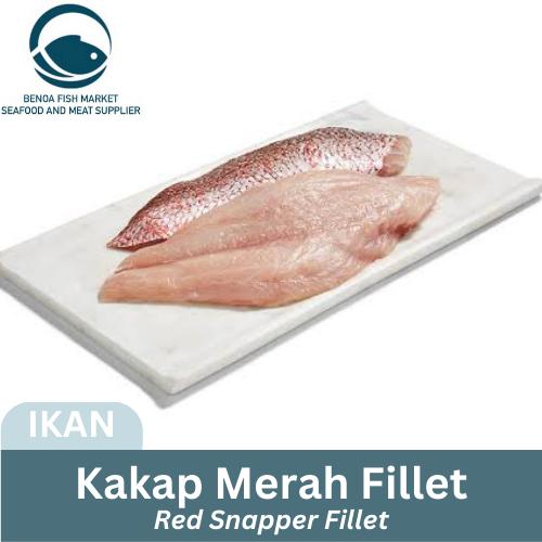 Jual fillet kakap merah (red snapper) ikan - 500gr - Kota Denpasar ...