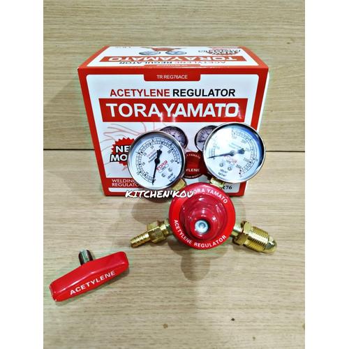 Jual REGULATOR LAS ACETYLENE YAMATO / REGULATOR GAS ACETYLENE TORA ...