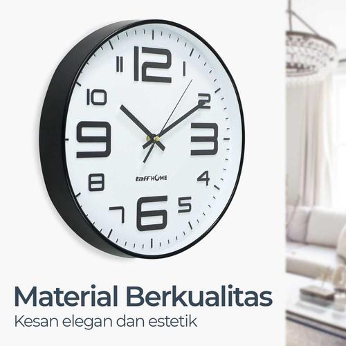 Promo Jam Dinding Bulat Quartz Creative Design Modern Elegan Estetik ...