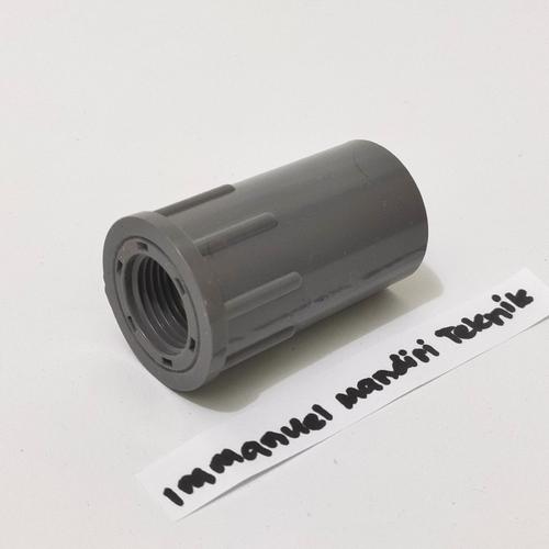Jual Sok Pipa / Socket Pipa Drat Dalam 1/2" x 3/4" Sock Pipa PVC ...