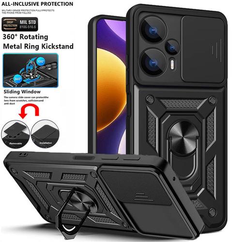 Promo Armor Lens Ring Case Xiaomi Poco F5 5G - Camshield Stand Cover ...