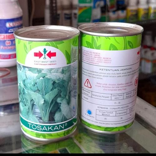 Jual Benih Sawi “TOSAKAN” 100g kemasan kaleng. benih sayur sawi TOSAKAN ...