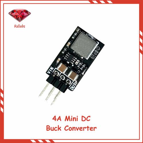 Jual 98% 4A Mini DC Buck Converter 6V-16V 9V 12V to 5V 3.3V-Kaki Pin ...