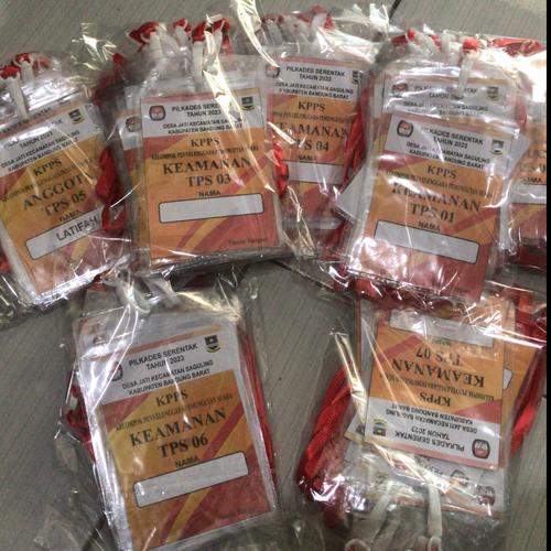 Jual NAME TAG kpps - Panitia Qurban Idul Adha Acara Organisasi Id Card ...