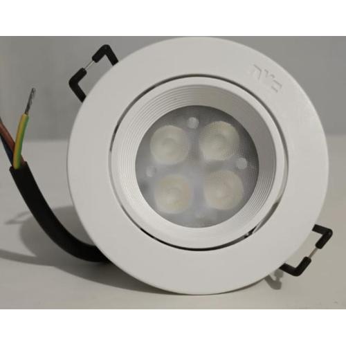 Jual spotlight nvc led 4watt 6watt 5700k sinar putih adjustable murah ...