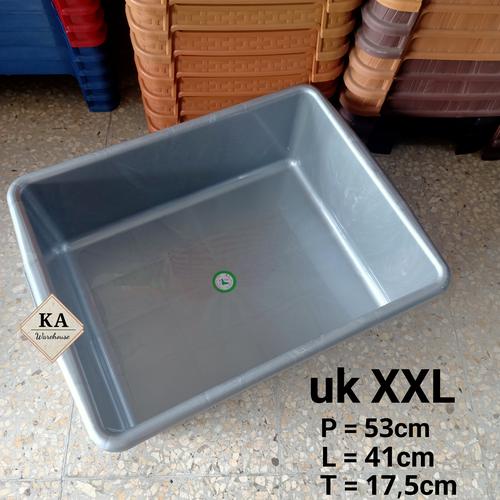 Jual Bak Segi Korea Besar Ukuran XL / Baskom Plastik Kotak Segi Bak ...