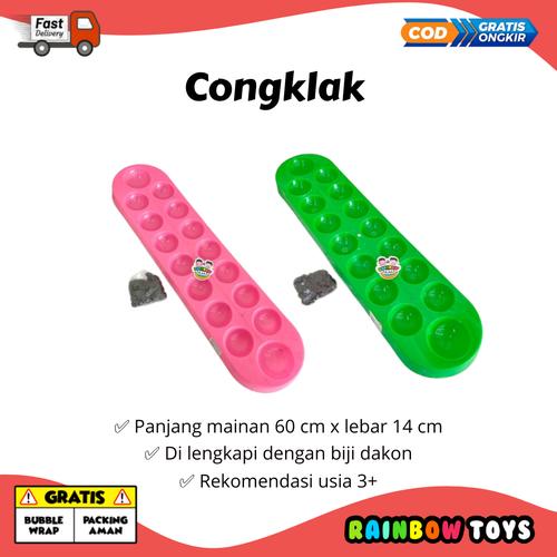 Jual Mainan Tradisional Congklak Dakon Plastik Anak Game Edukasi ...