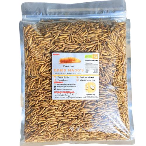 Jual Maggot BSF Kering DRIED LARVA Super Premium LARV'S 1 Kg - 1Kg ...
