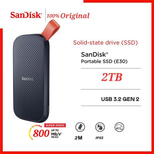 Jual SANDISK SSD PORTABLE 2TB e30 - PORTABLE SSD 2TB E30 ORIGINAL - Jakarta Pusat - VENUSSHOP ...