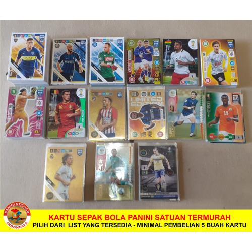 Jual KARTU SEPAK BOLA PANINI SATUAN TERMURAH-PILIH dr LIST-MIN ...