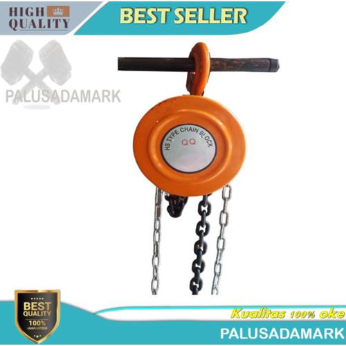 Jual Chain Block Takel Katrol LIFTING BARANG 2 Ton 3 Meter Ekonomis NEW ...