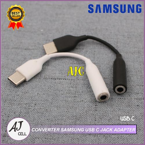Jual adapter converter usb type c to jack audio 3.5mm Samsung original ...