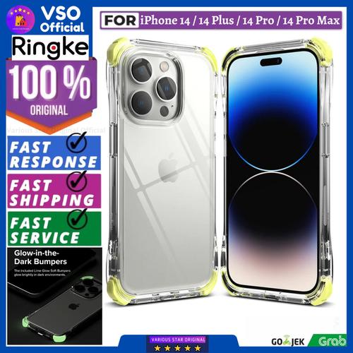 Jual ORIGINAL Case iPhone 14 Promax Pro Ringke Fusion + Plus Glow in ...