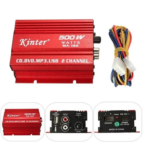Jual Kinter Amplifier Speaker Mobil Hi-Fi Stereo 500w MA-150 MA150 MA ...