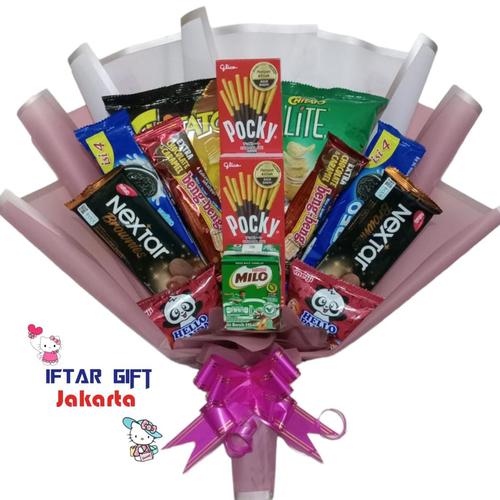 Jual Buket Snack / Buket Jajan / Bucket Wisuda / Buket Souvenir Ultah ...