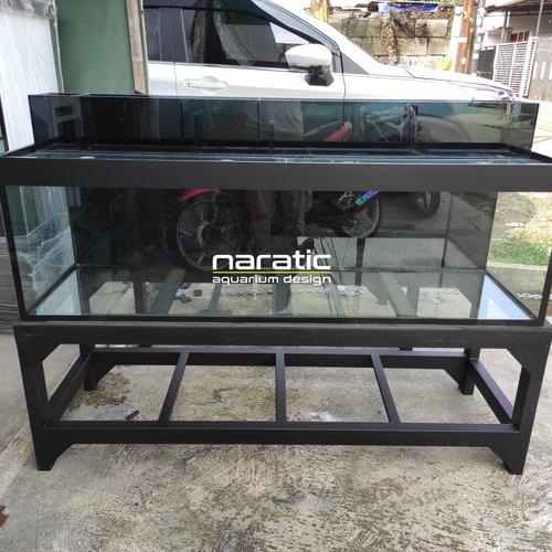 Jual Aquarium 150x50x50 10mm rak holo 4x6 set top filter kaca - Jakarta ...
