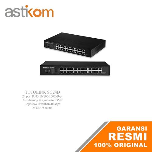 Jual TOTOLINK Switch Hub SG24D 24-Port Gigabit Desktop/Rackmount Switch ...