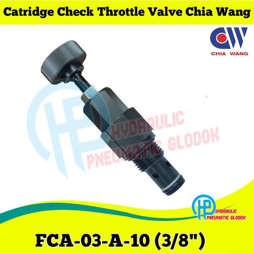 Jual Catridge Flow Control Throttle Valve Chia Wang FCA-03-A-10 / VCA ...