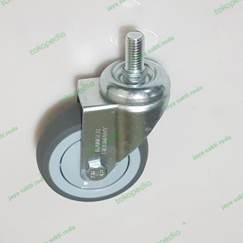 Jual Roda Troley Srew 4 inch Rubber Tpr Ranger Germany polos NEW ...