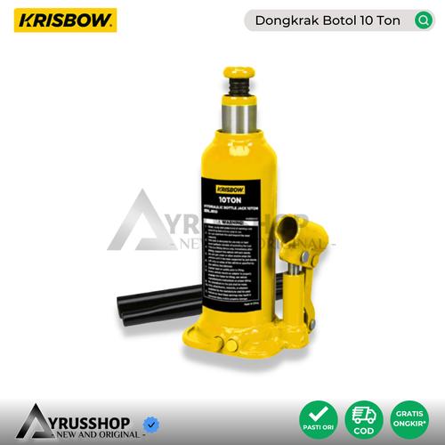 Jual Dongkrak Mobil Hidrolik Model Botol 10 Ton Krisbow Mudah dan ...