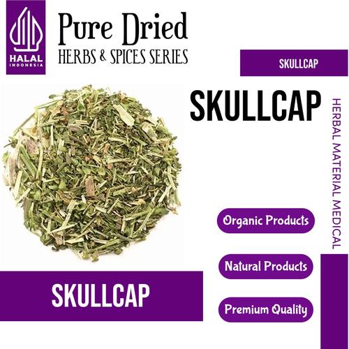 Jual Organic Skullcap Tea, The Nerve Soothing Herb Cut & Sifted for ...