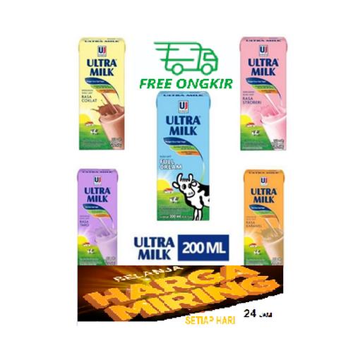 Jual Ultra 200ml (Pcs/Satuan) - Susu UHT Ultra - Strawberi - Kota ...