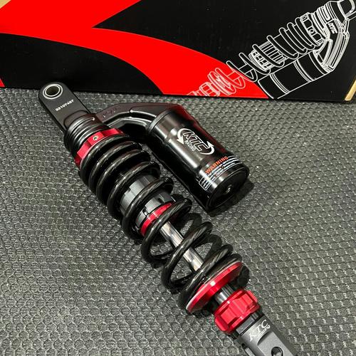 Jual SHOCK BREAKER KTC TIPE NEW ONYX YAMAHA MIO UK 305MM BLACK RED ...