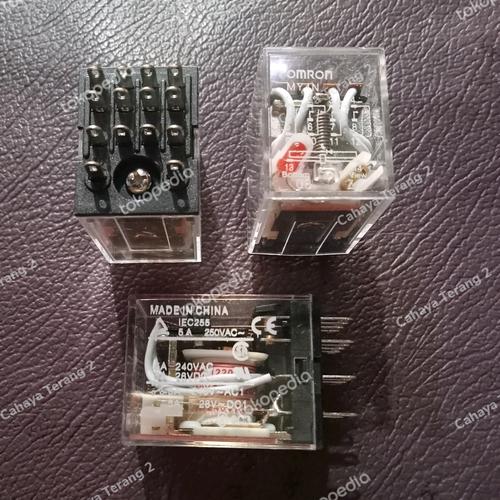 Jual Relay Rilay MY4N ZN MY4 MY4NJ AC 220V/DC 12V 14 Pin - Relay, 12 ...