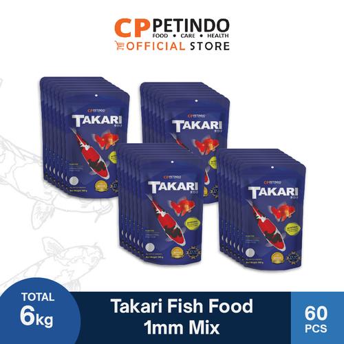 Jual Takari Fish Food Floating Type Mix 1mm Pakan Ikan Hias 100gr - Isi ...