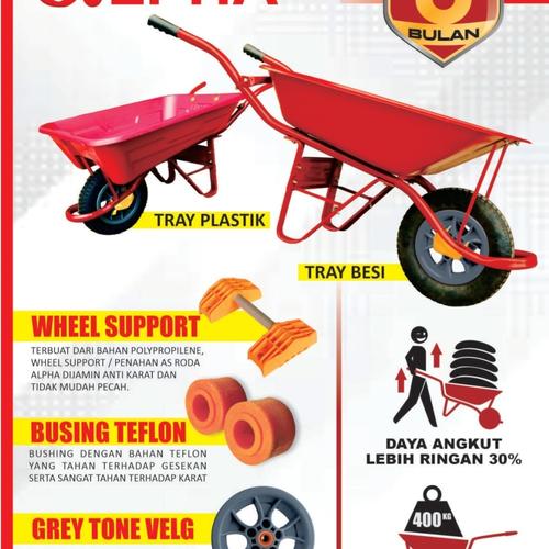 Jual gerobak sorong /angkong merk alpha - Kota Surabaya - maarthen88 ...