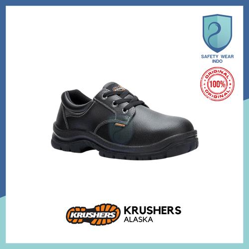 Jual Sepatu Safety Krushers - Classic Alaska - Hitam/Cokelat - Ujung ...