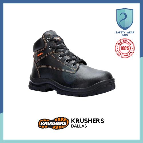 Jual Sepatu Safety Krushers - Classic Dallas - Hitam - Ujung Besi - 9 ...