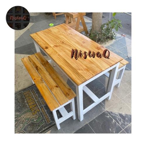 Jual Meja Kursi Set Warkop | Meja Set Kursi Cafe Kayu Jati Belanda ...