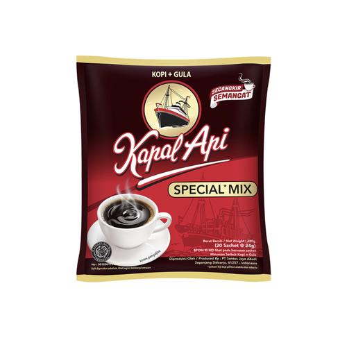 Jual kopi kapal api special mix / less sugar / kopi susu @ 20 sachet ...