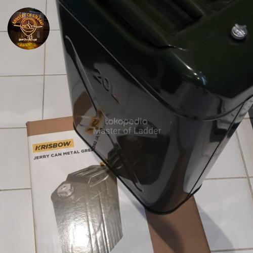 Jual Jerigen Besi/Jerigen Metal 20 L Hijau/ Jerry Can Bensin Besi ...