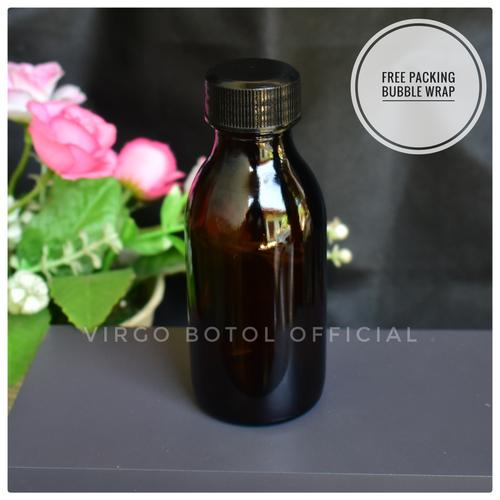 Jual Botol Kaca Amber Bode 100ml Tutup Plastik Hitam - Kab. Bogor ...