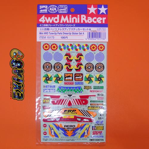 Jual TAMIYA MINI 4WD TUNE UP PARTS DRESS UP STICKER SET A 15173 ...