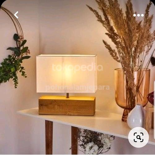 Jual lampu baca lampu tidur kayu bedside table lamp - Kab. Jepara ...