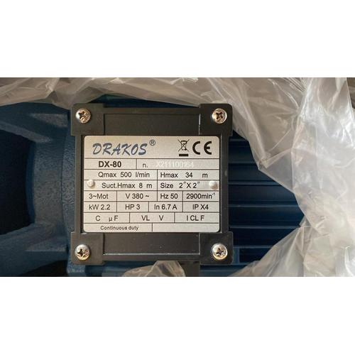 Jual Pompa Centrifugal Drakos DX-80 3 Phase - Kota Tangerang ...