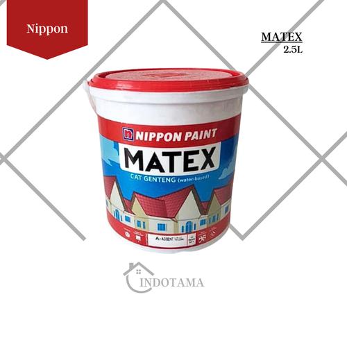 Jual Matex Nippon Paint Cat Genteng 2.5L - Sunrise Red, 2.5L - Kota ...