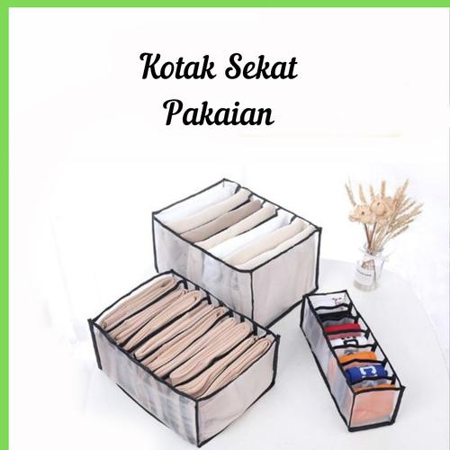 Promo Kotak Sekat Pembatas Baju Pakaian Laci Box Storage Organizer ... Promo Kotak Sekat Pembatas Baju Pakaian Laci Box Storage Organizer ...