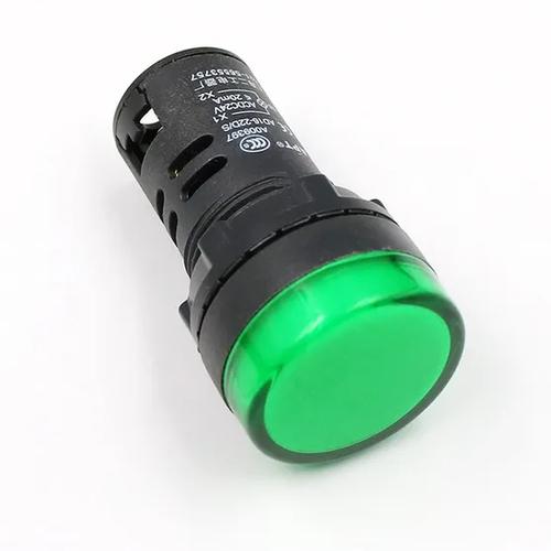 Jual Pilot Lamp LED 22mm Lampu Indikator AD16-22DS 220vac - Hijau - Kab ...